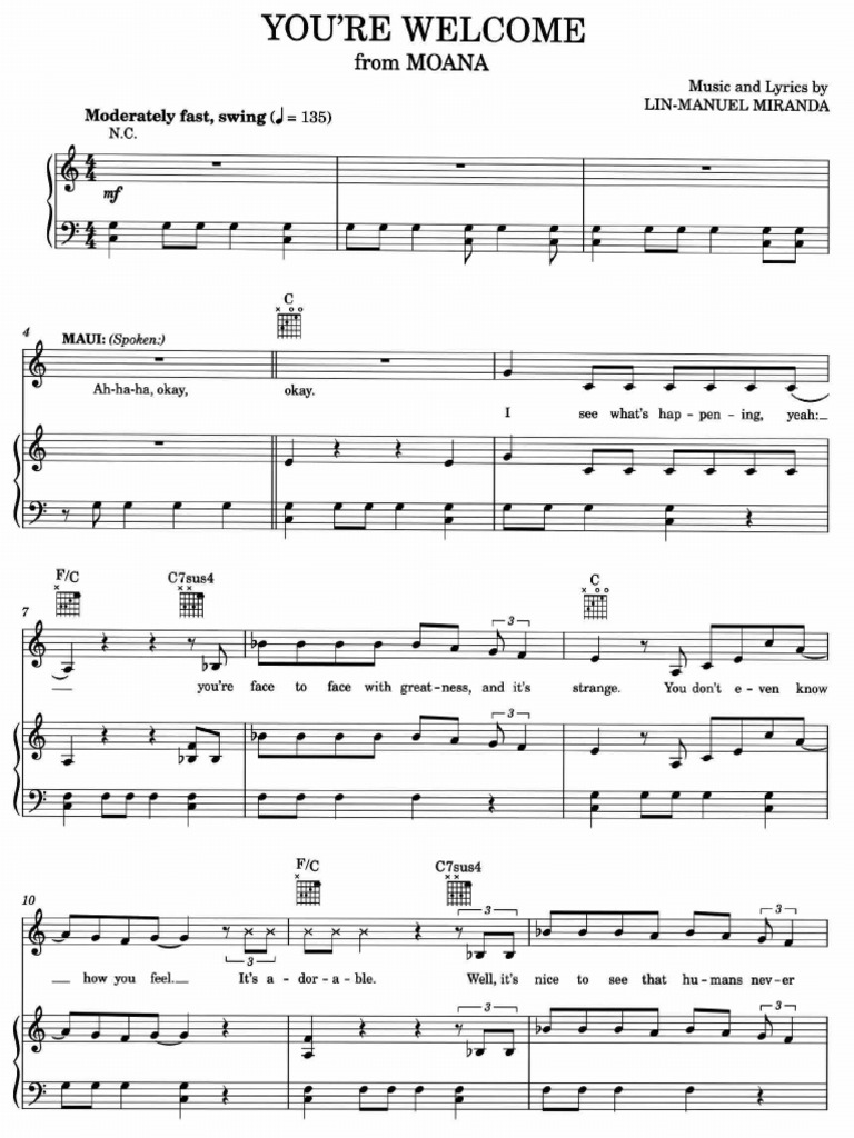 You're Welcome | PDF