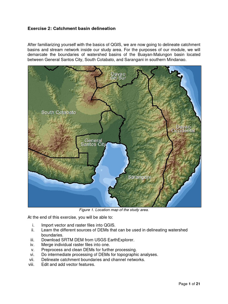 Exercise-2-Catchment-basin-delineation | PDF