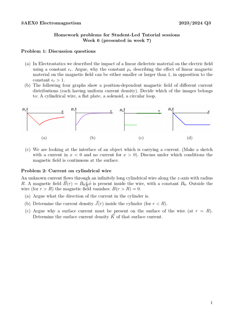 SLT 6 | PDF | Magnetic Field | Physics
