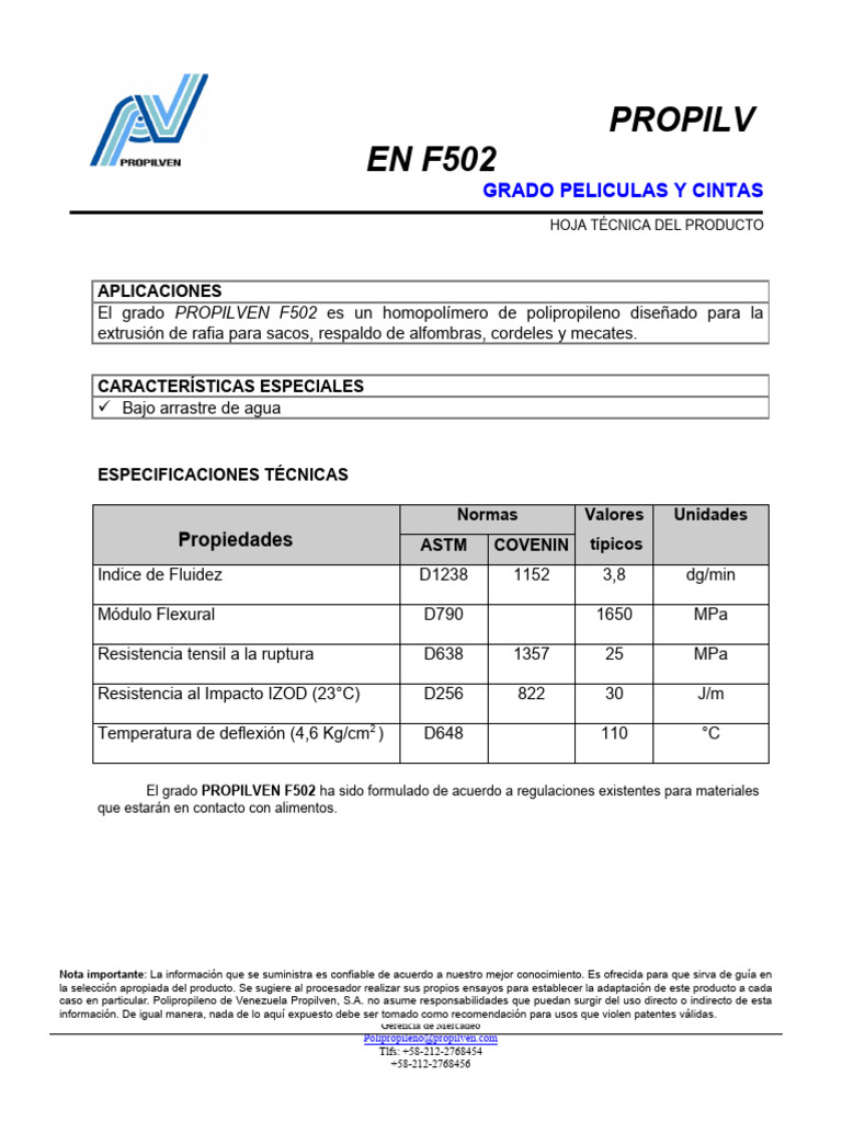 F 502 | PDF | Materiales