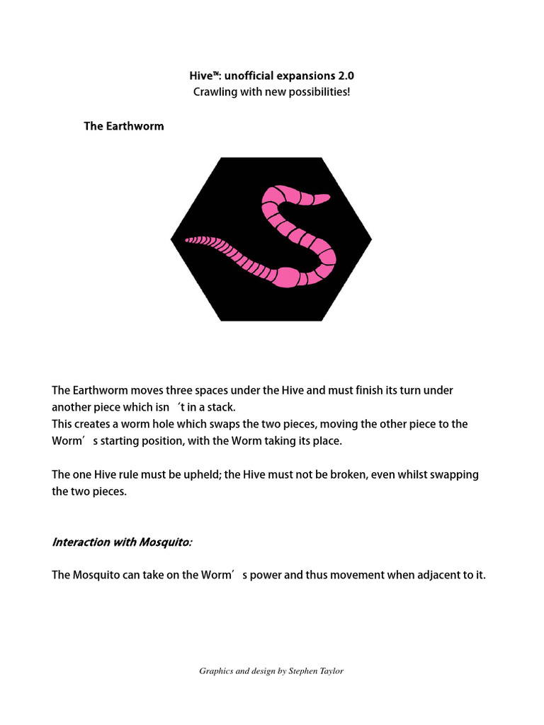 Hive Bugs Expansions 2 | Download Free PDF | Abstract Strategy Games ...