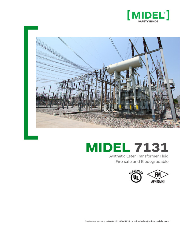 MIDEL 7131 Product Brochure | PDF | Transformer | Fires