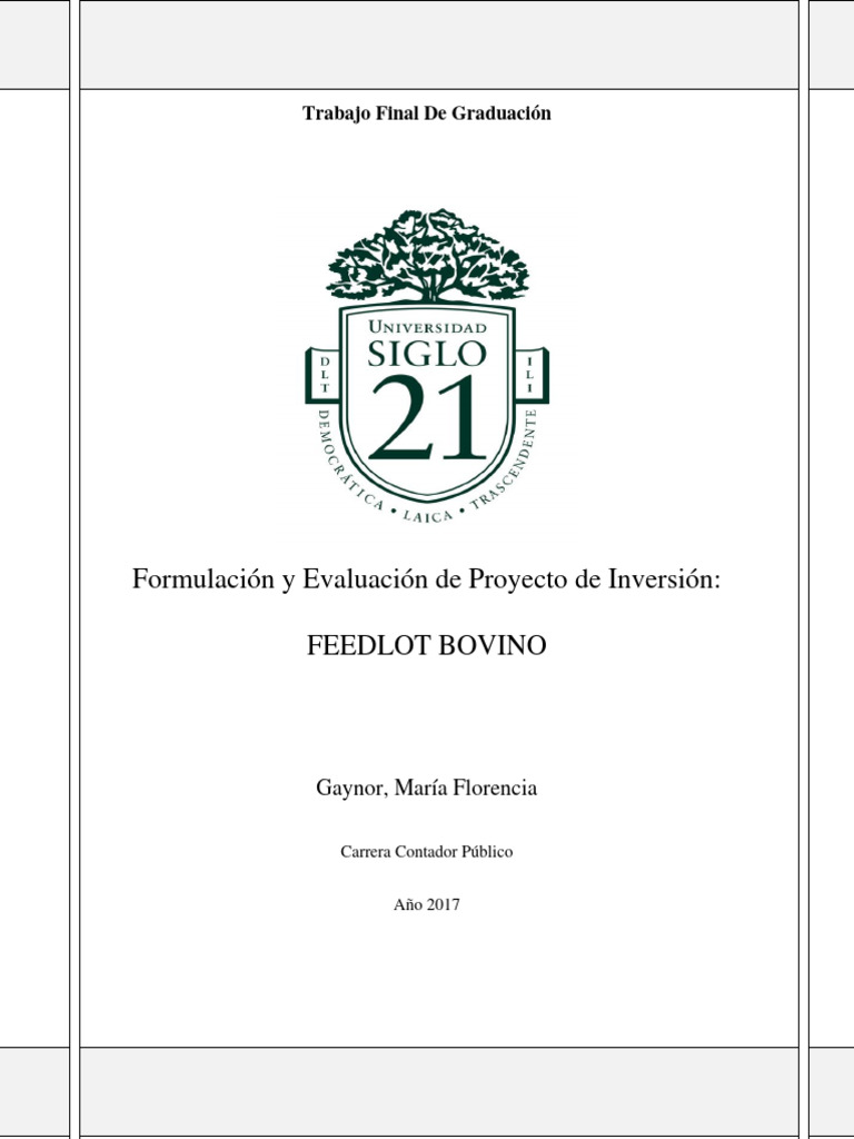 Gaynor Maria Florencia | PDF | Depreciación | Carne