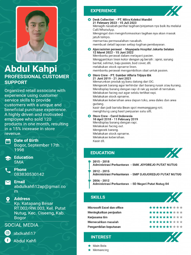 Kafi CV New | PDF