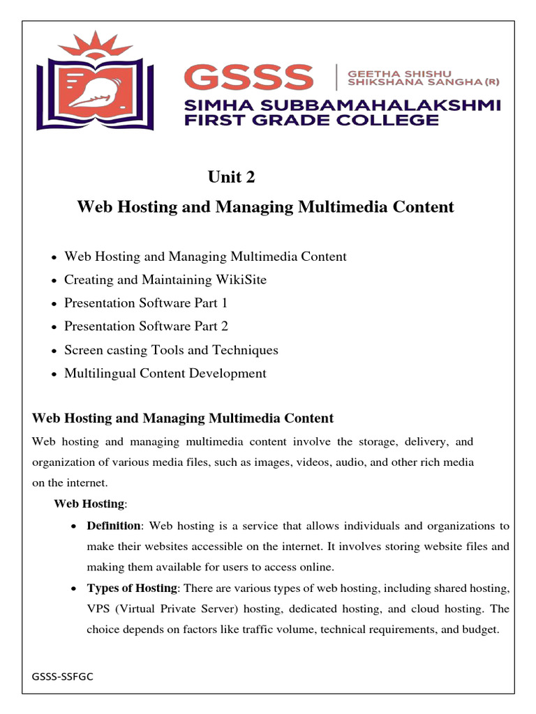 Unit 2 Web | PDF | Wiki | Search Engine Optimization