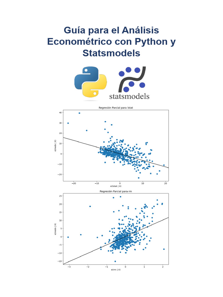 Análisis Econométrico Con Python y Statsmodels | PDF | Prueba T de Student | Teoría estadística