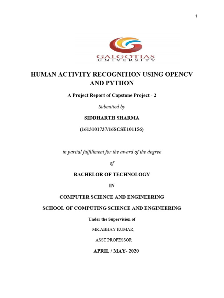 1613101737_SIDDHARTH SHARMA_FinalProjectReport - Siddharth | PDF | Deep Learning | Machine Learning