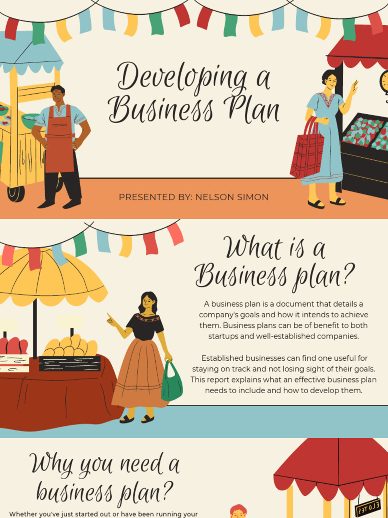 Developing A Business Plan - Nelson Simon | PDF | Business Plan | Private Sector