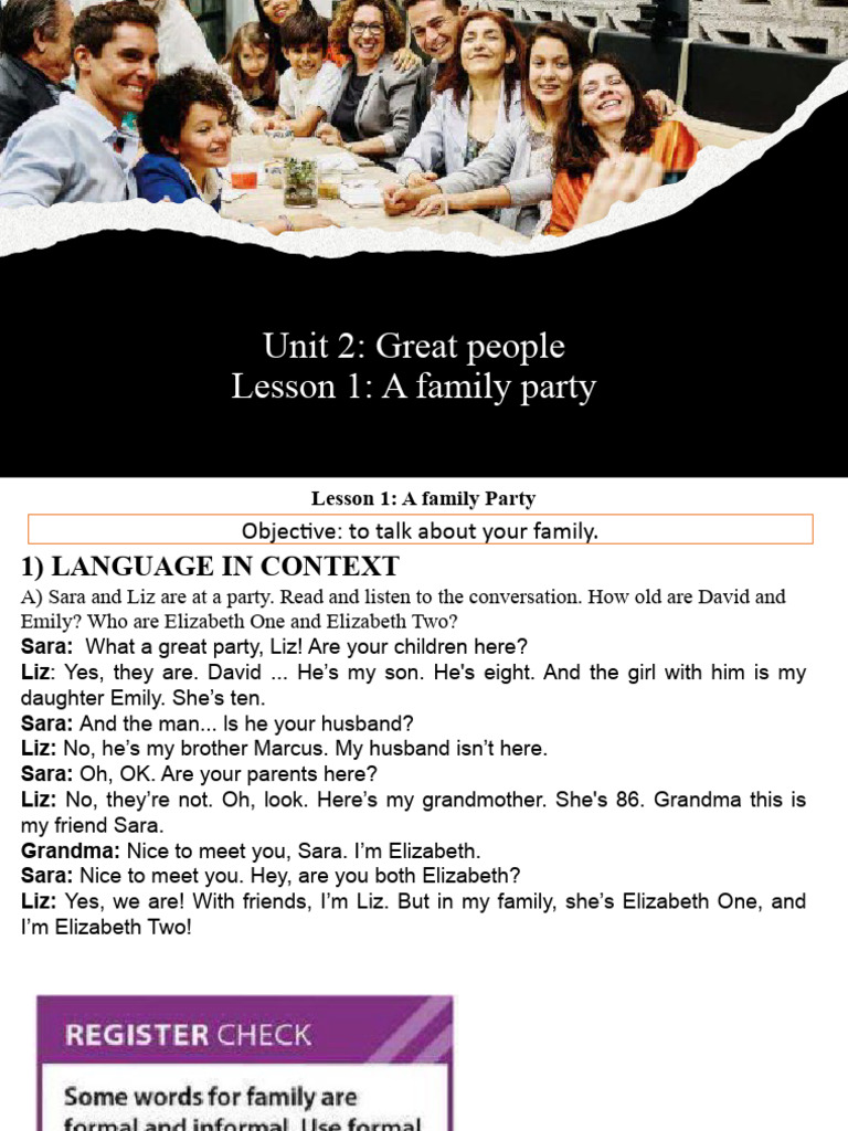 Unit 2 Lesson 1 | PDF