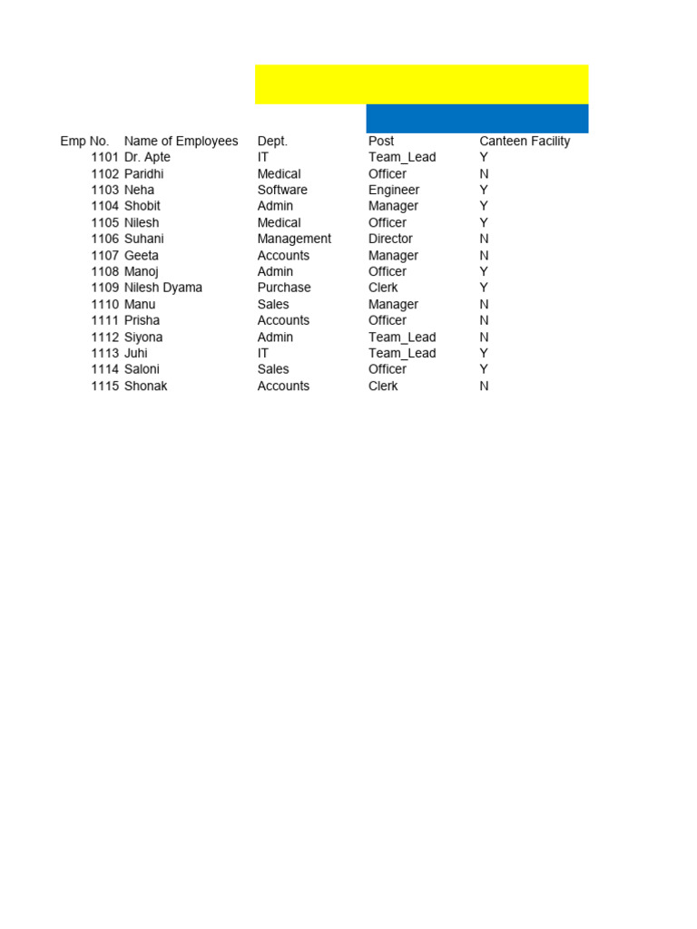 Excel Fat 1 Assign. 1 | PDF