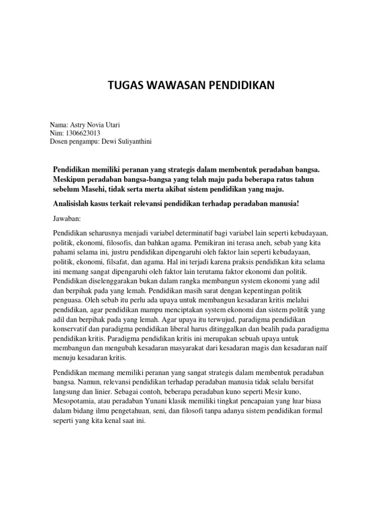 Waspen Penugasan 2 | PDF | Ilmu Sosial | Sejarah