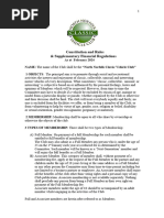 Fa Club Constitution | PDF | Expense | Financial Statement