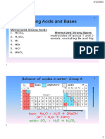 pKa Values Table for Acids and Bases | PDF
