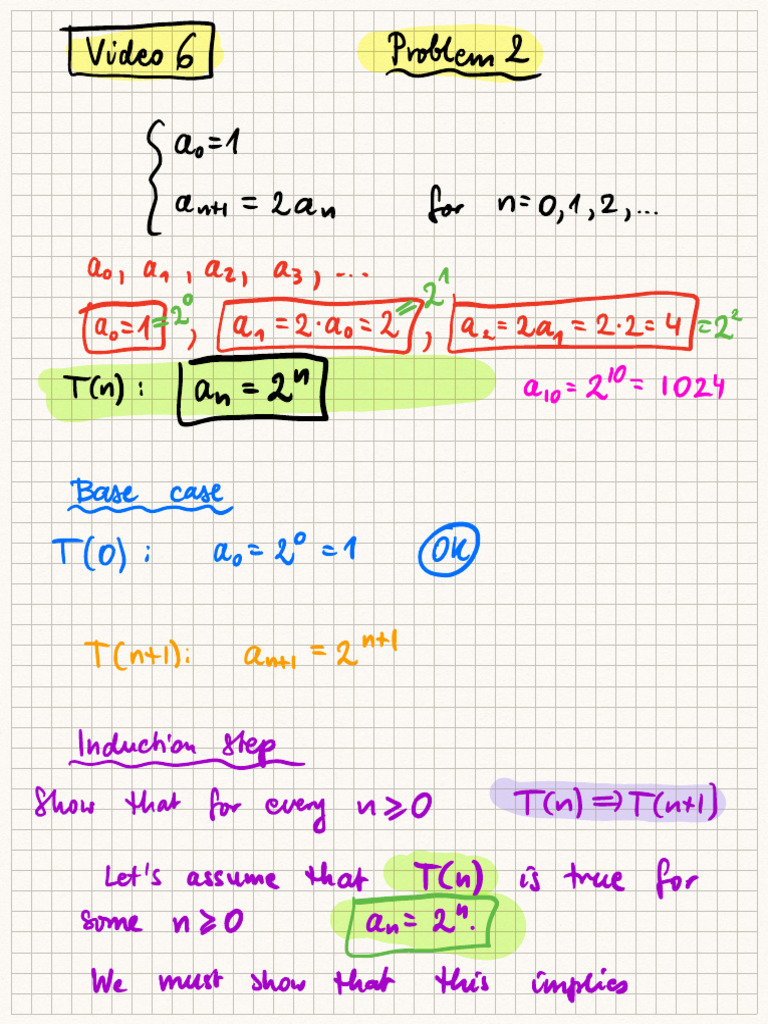 Notes Sequences Guess and Prove Problem 2 | PDF Notes Sequences Guess and Prove Problem 2 | PDF