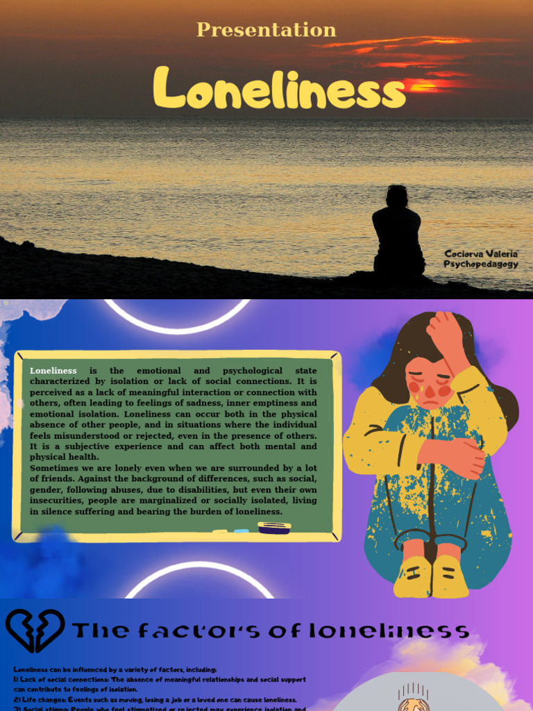Presentation Loneliness | PDF | Loneliness | Self Esteem