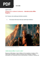 Notatki Do Lektury Hobbit | PDF
