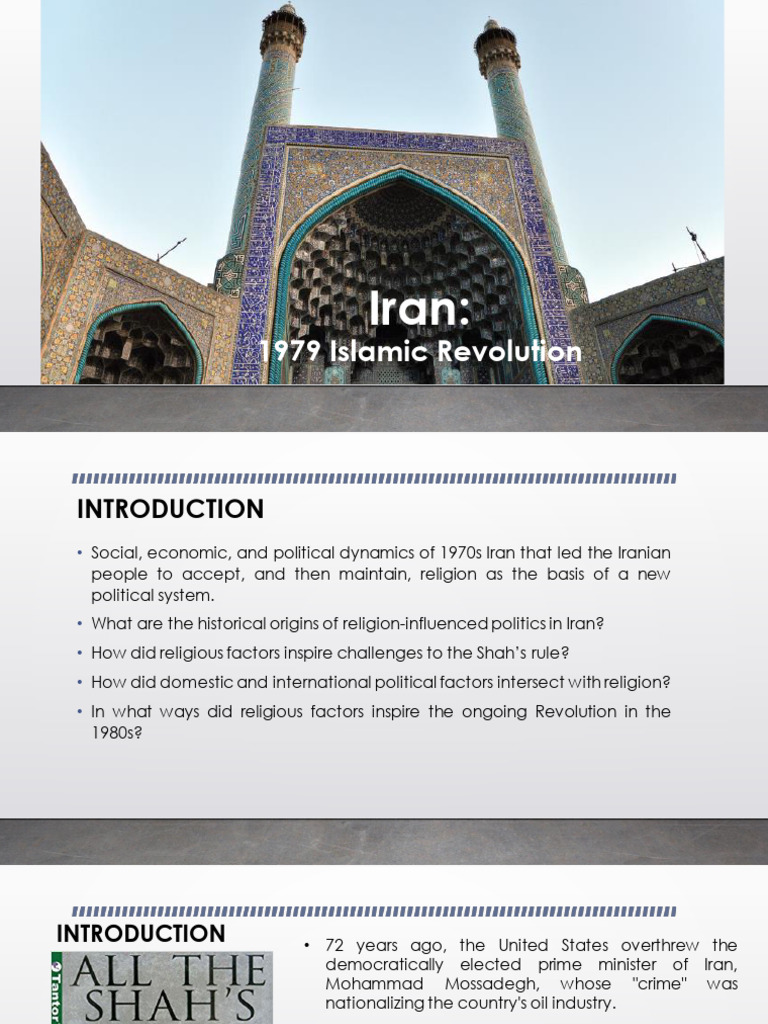 Iran's 1979 Islamic Revolution Explained | PDF | Mohammad Reza Pahlavi ...