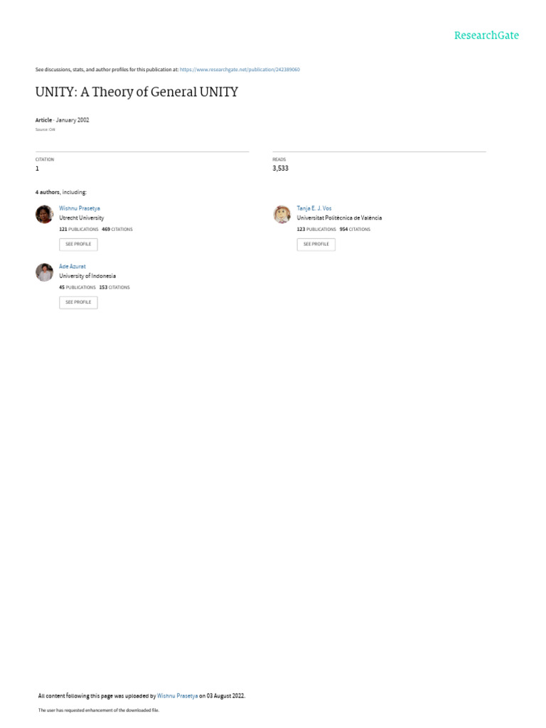 A Theory of General UNITY | PDF