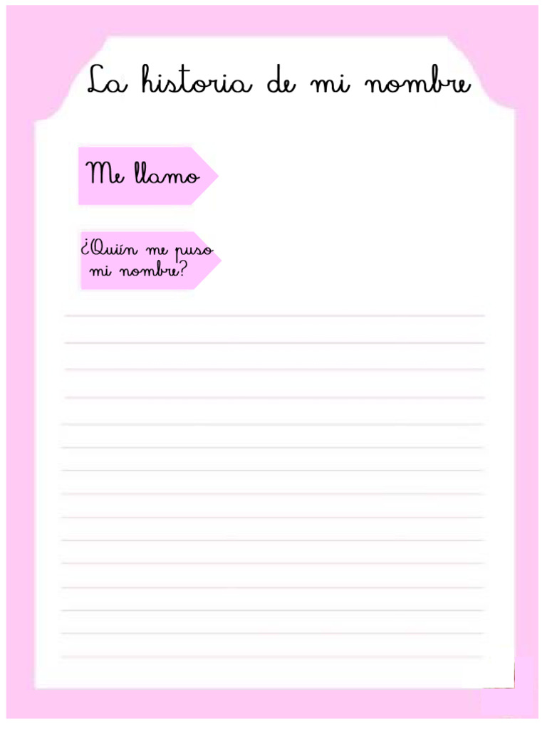 La Historia de Mi Nombre | PDF