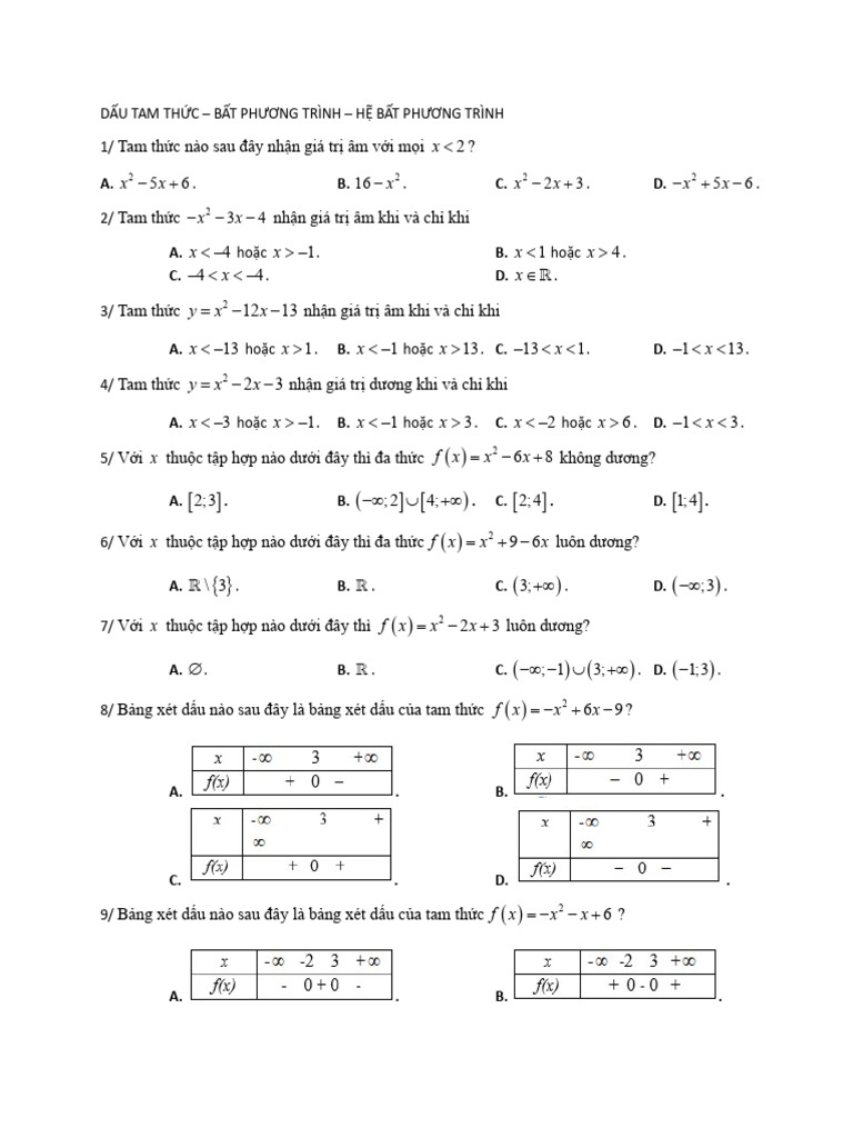 Trac Ngiem 10 Xet Dau Va BPT | PDF