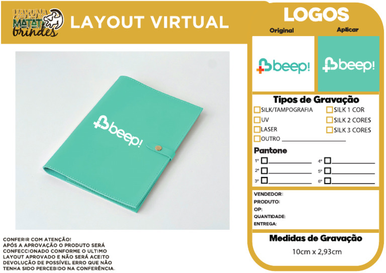 Layout Virtual Hakuna - Porta Documento - Beep | PDF