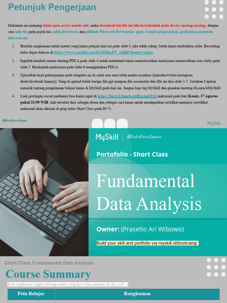 Mini Task SC DA Intro To Data Analysis | PDF | Bisnis