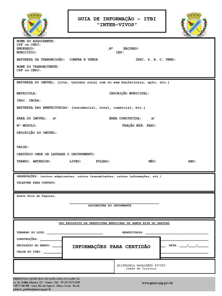 Guia de Itbi 1 | PDF