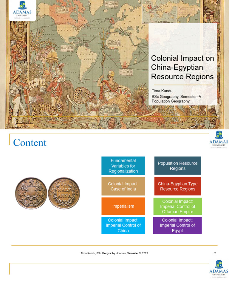 Colonial Impact On China Egyptian Resource Regions V1 | PDF | Qing ...