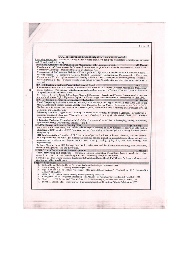 Advanced It Applications For Business Pdf