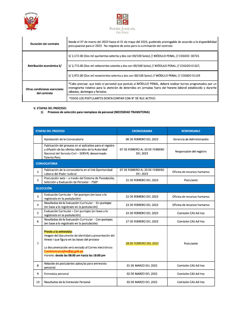 Pág. 5 Y 6 DE LA BASE DEL CONCURSO QUE ACREDITA EL ERROR ADMINISTRATIVO ...