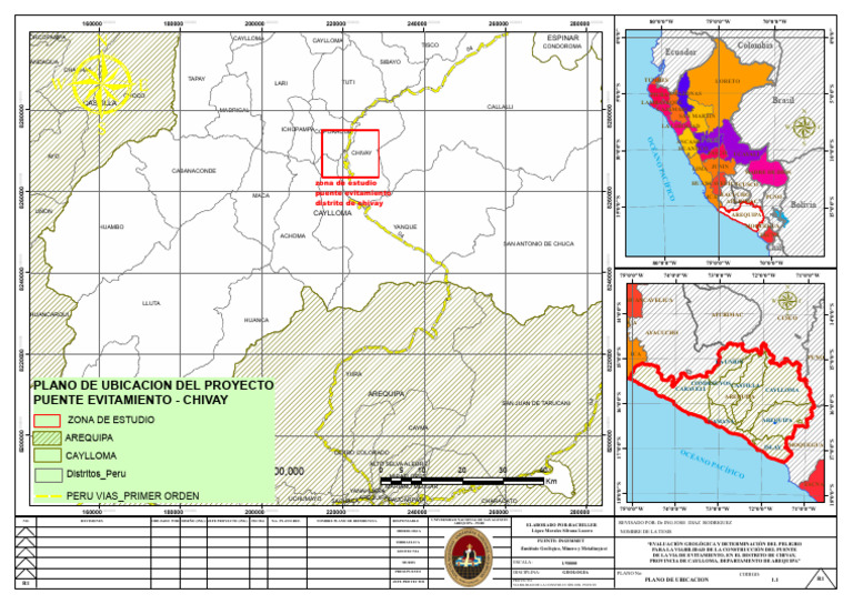 01PLANO UBICACION - Chivay | PDF