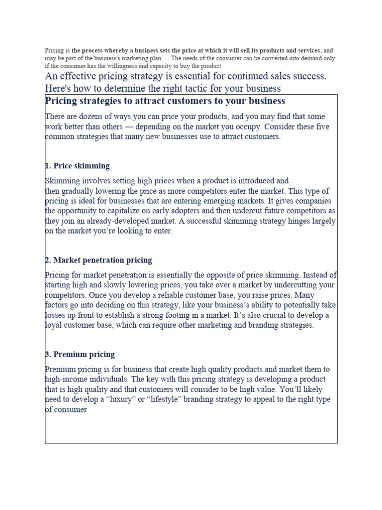 Fundamentals of Marketing Assignment | PDF | Pricing | Economics