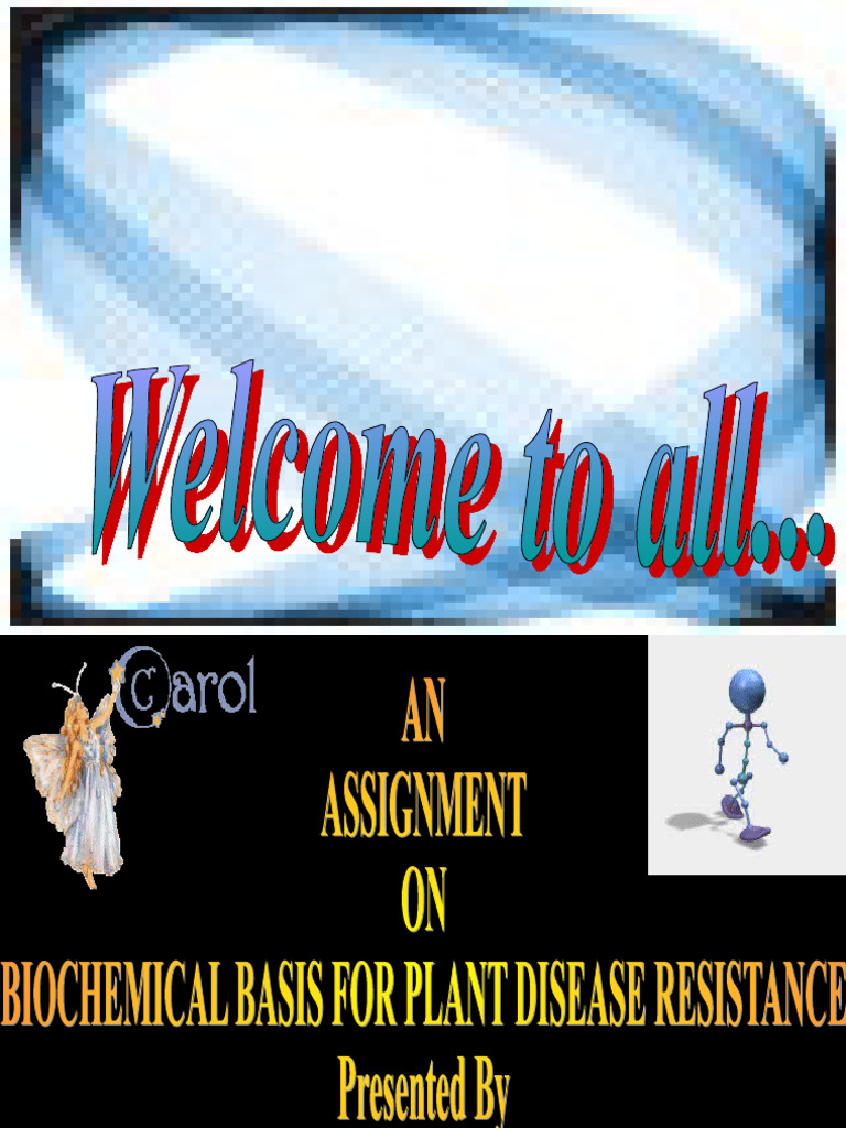 Biochemical Basis For Plant Disease Resistance | PDF | Pathogen | Infection