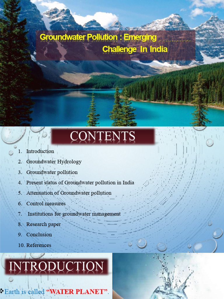 Ground Water Pollution | PDF
