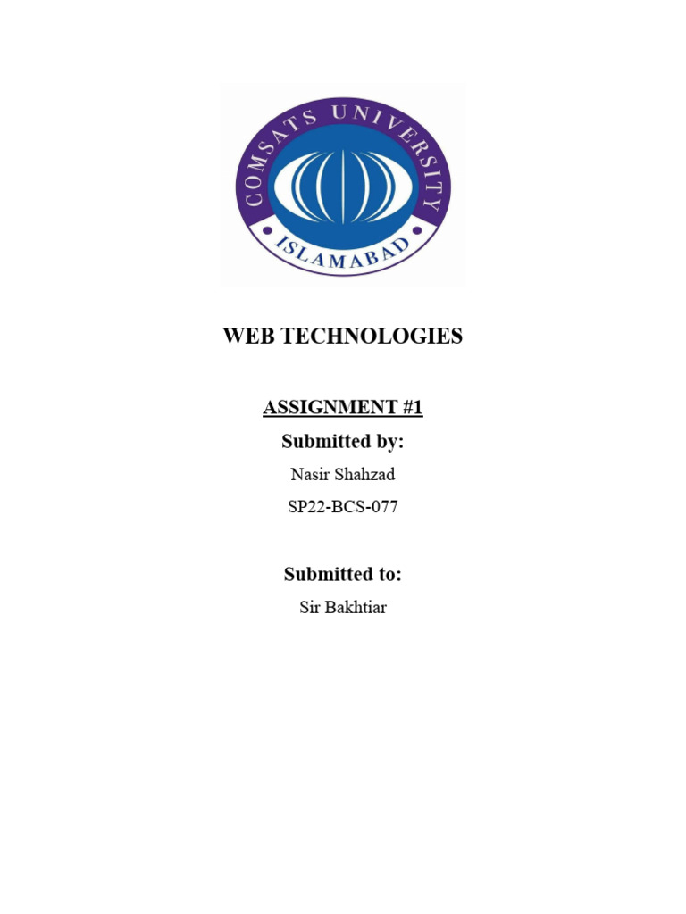 Web Assignment 1 And 2 Pdf Customer Relationship Management Typefaces