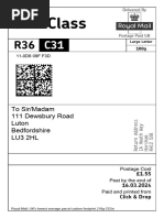 Luxembourg: Postcode Postcode Type and Position | PDF | Address (Geography) | Public Services