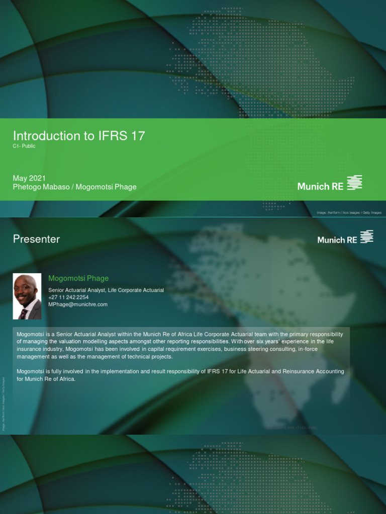 Introduction To IFRS 17 May2021 LIMA MoG | PDF | Insurance ...