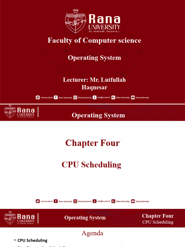 RU-CS-OS-04 | PDF | Scheduling (Computing) | Process (Computing)