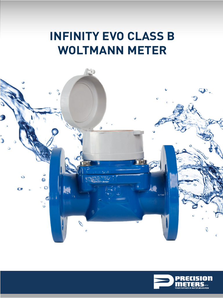 Infinity EVO Class B Woltmann Meter - Water Meter Datasheet | PDF | Metre
