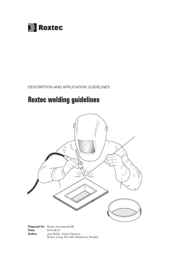 Roxtec Welding Guidelines | PDF | Welding | Construction