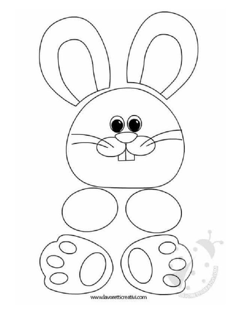 Molde Conejo de Pascua | PDF