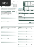 Fabula Ultima Character Sheet Guide | PDF
