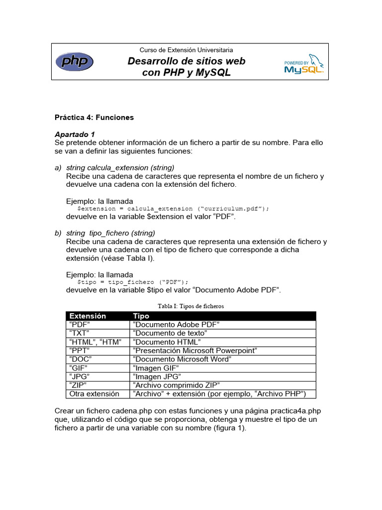 Practica 4 | PDF | Archivo de computadora | Php