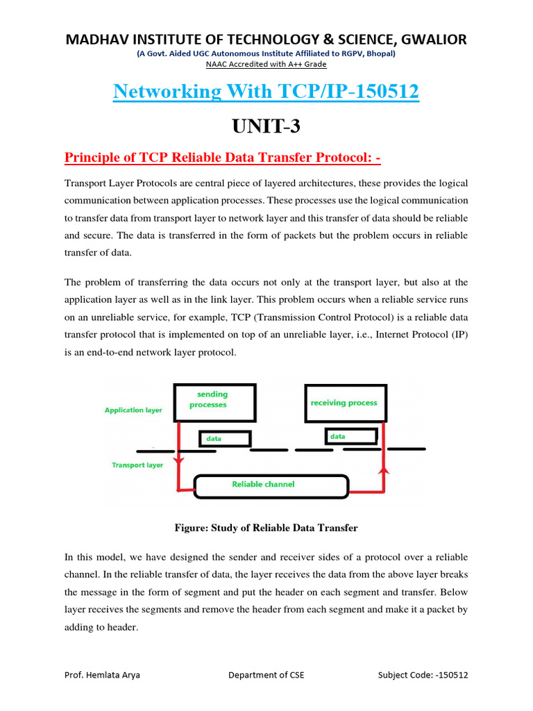 UNIT-3 (Networking With TCP-IP Notes) | PDF | Transmission Control ... UNIT-3 (Networking With TCP-IP Notes) | PDF | Transmission Control ...