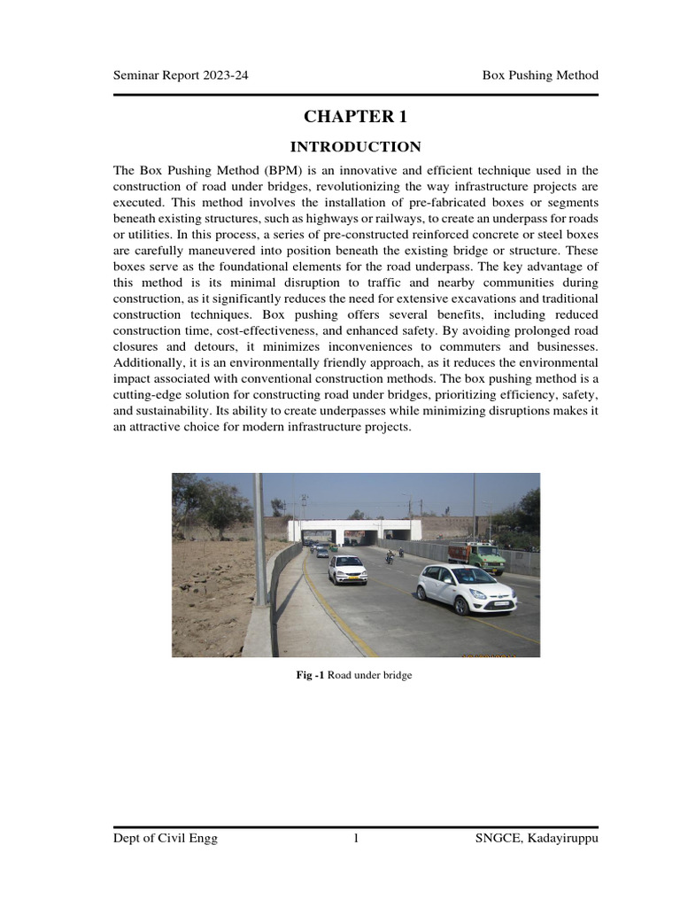 Fig - 1 Road Under Bridge | Download Free PDF | Road | Friction