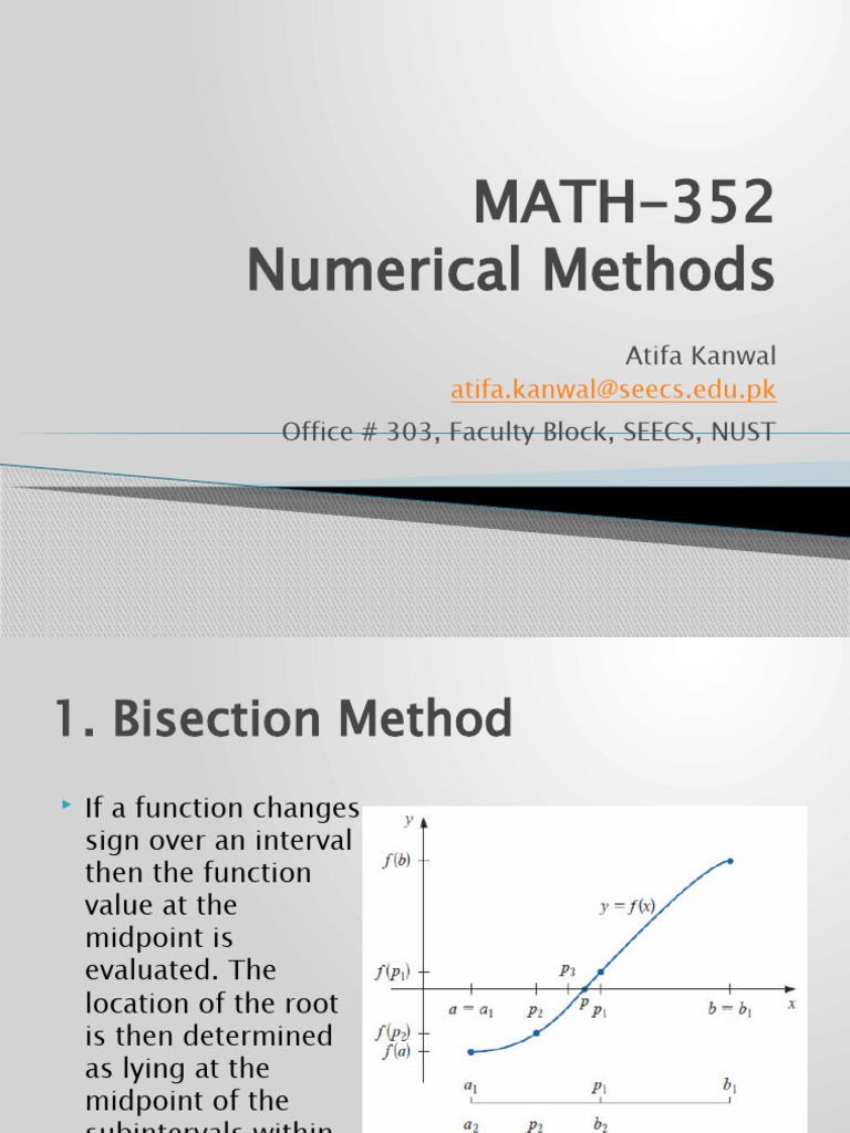 Lec 5 Bisection Method | PDF | Algorithms And Data Structures ...