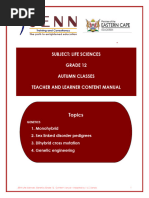 Term 3 Life Science Remote Learning Booklet | PDF | Leaf | Mitosis