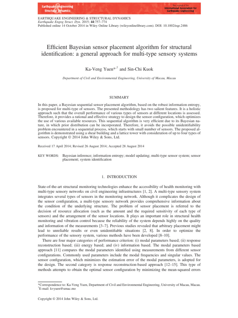 Bayseian Sensor Location2015 | PDF | Mathematical Optimization ...