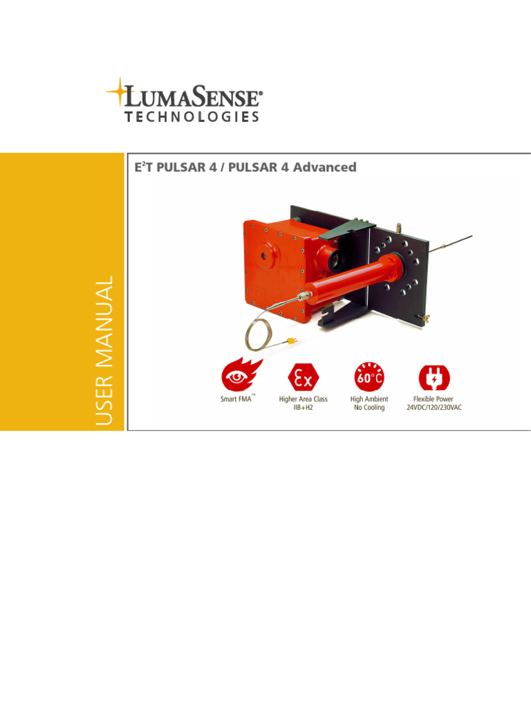 18 Infrared Thermometer E2T PULSAR 4 NH Manual | PDF | Thermocouple