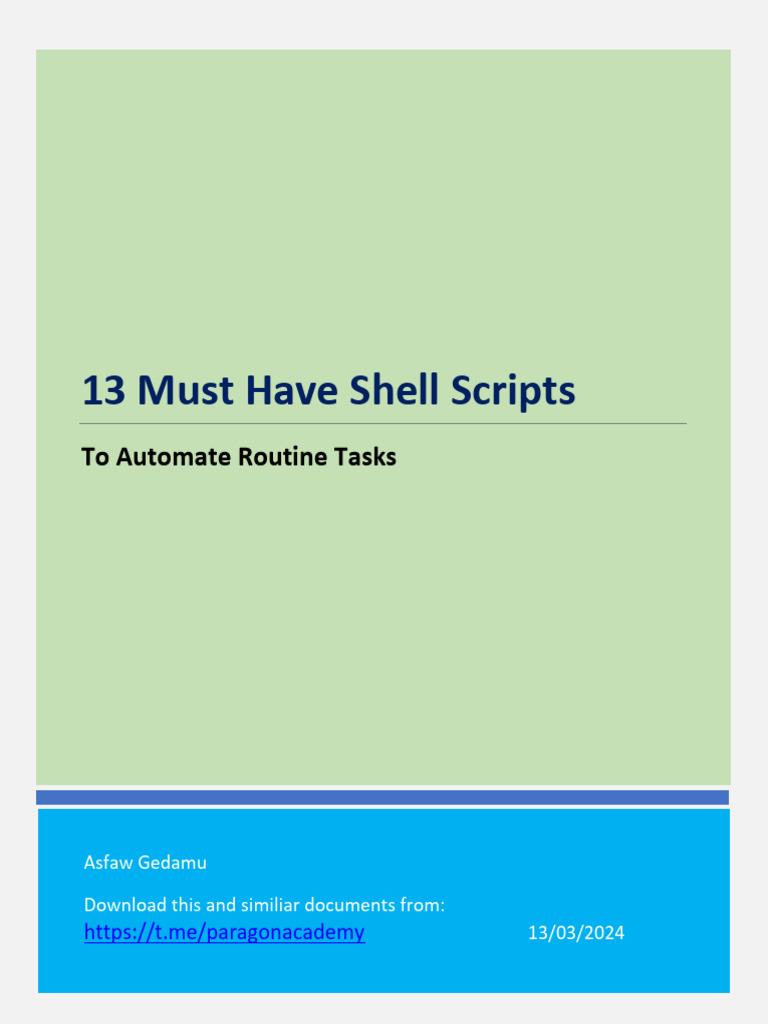 A 13 Must Have Shell Scripts To Automate Routine Tasks 1710736606 Download Free Pdf Backup